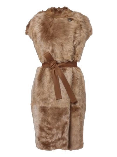 YVES SALOMON Reversible Shearling Coat - Brown