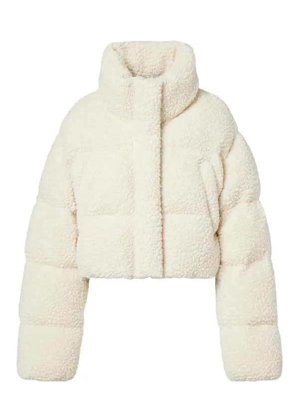 Cordova Long-sleeved Zipper Down Jacket - White