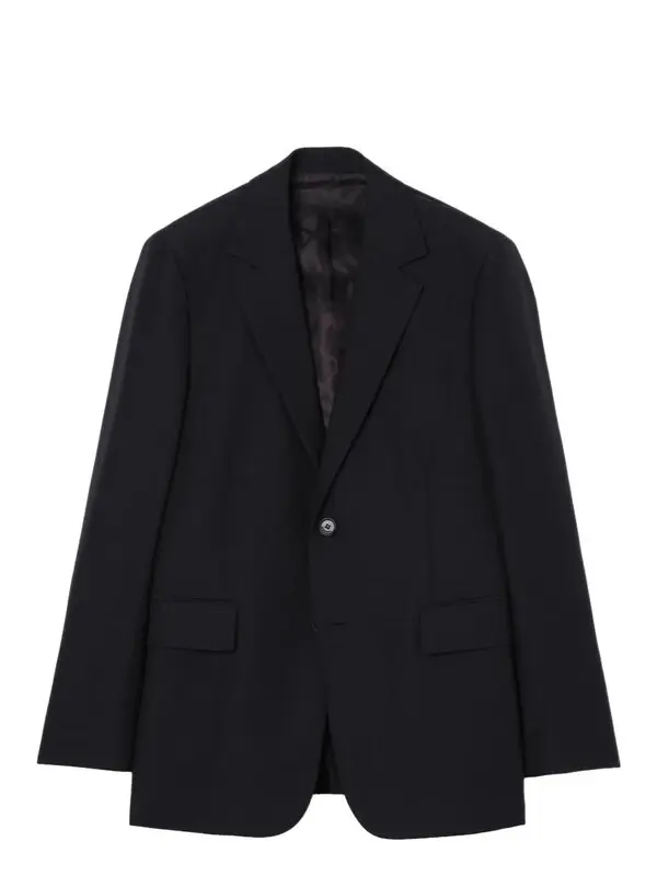 Burberry Single-breasted Tailored Jacket - Navy