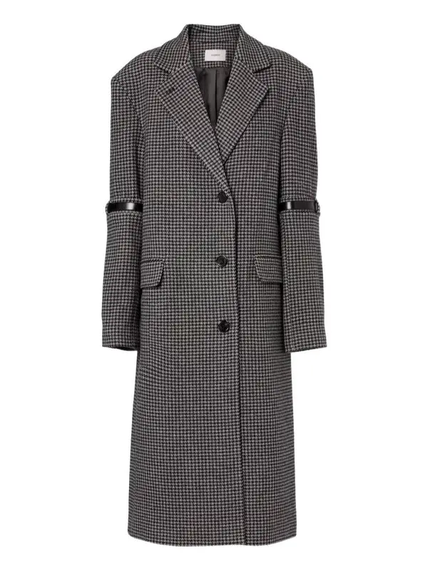 Coperni Thousand Birds Wool And Cashmere Coat - Black