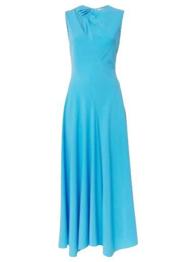 ROKSANDA Alma Crêpe Midi Dress - Blue