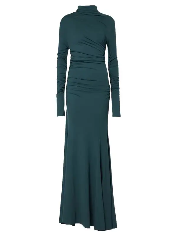 Tove Africa Crêpe Jersey Maxi Dress - Green