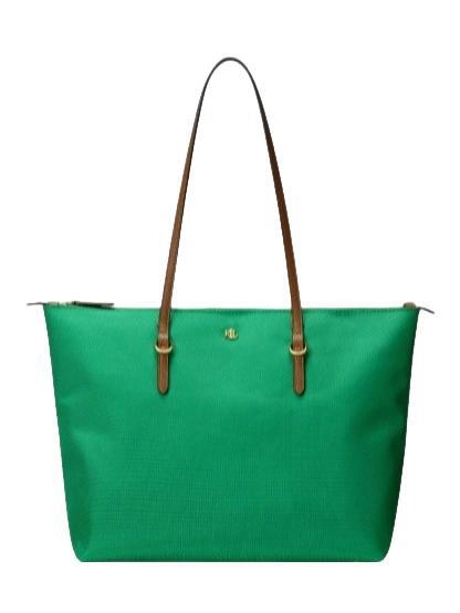 Ralph Lauren Zippered Shoulder Bag - Green
