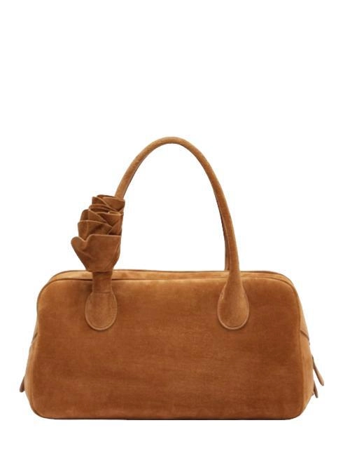 Magda Butrym Brigitte Suede Tote Bag - Brown