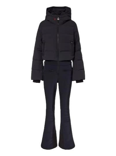 Perfect Moment Polar Flare Down Ski Suit - Black