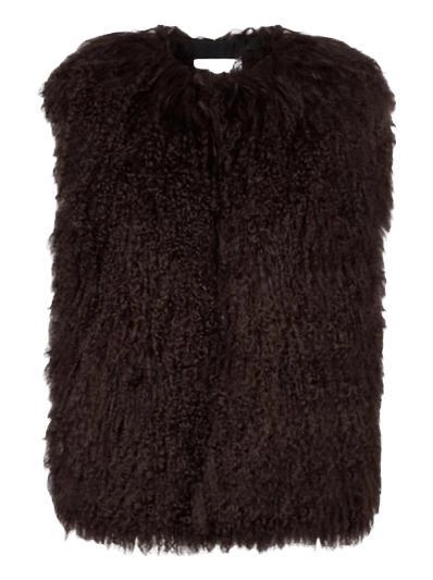 YVES SALOMON Woolen Vest - Black
