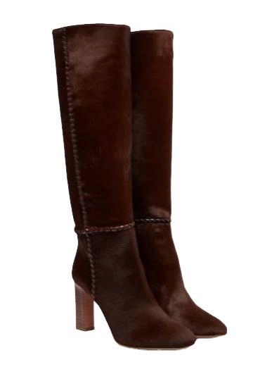 AQUAZZURA Handmade Tall Boots - Brown