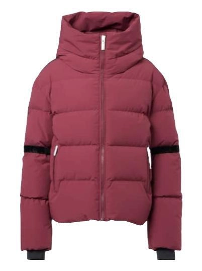 Fusalp Barsy Down Ski Jacket With Velvet Trim - Red