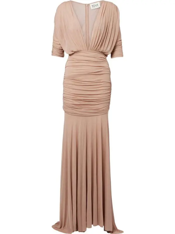 Tove Devi Maxi Dress - Nude