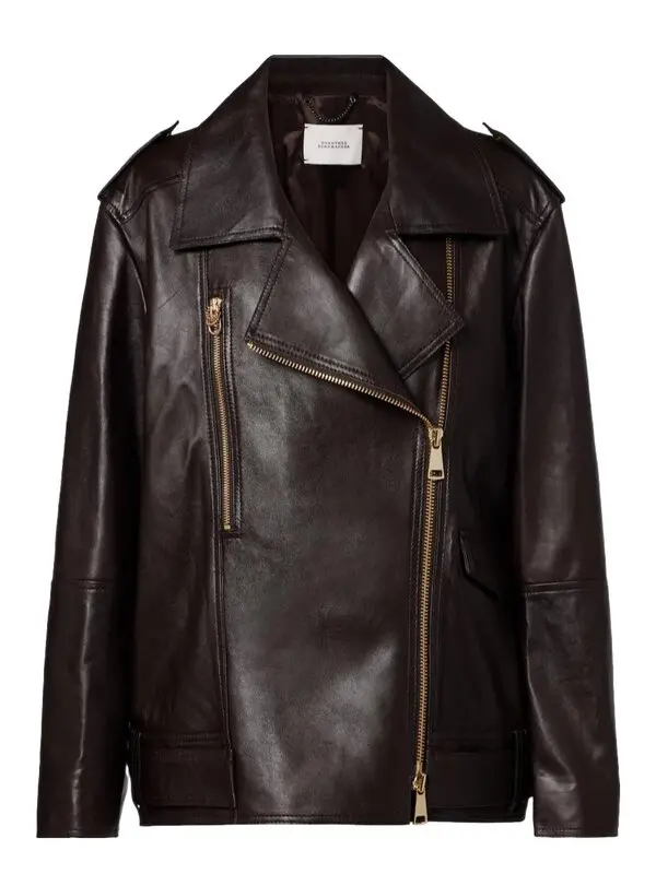 Dorothee Schumacher Leather Biker Jacket - Black