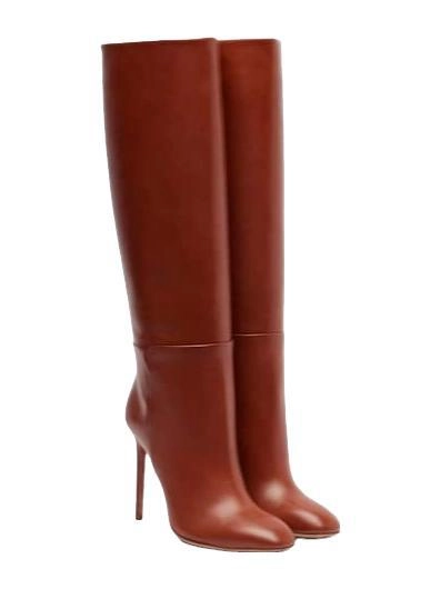 AQUAZZURA Sellier Knee-high Boots - Red