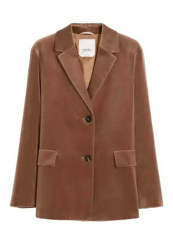 Max Mara Single-breasted Tailored Blazer - Camel
