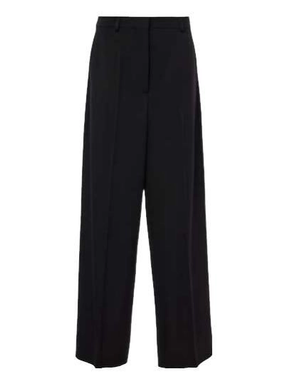 Stella McCartney Wool Wide-leg Pants - Black