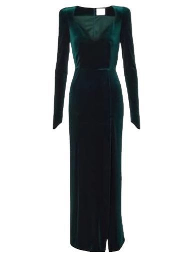 Galvan Vanitas Velvet Gown - Black