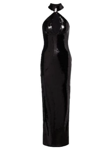 RODARTE Cutout Sequin Gown - Black
