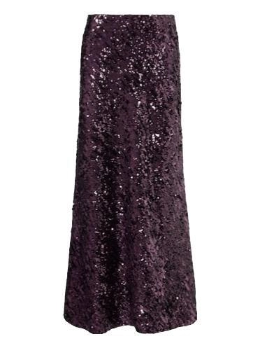 Rabanne Sequined Maxi Skirt - Black