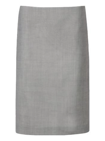 Calvin Klein Luna Wool Pencil Skirt - Gray