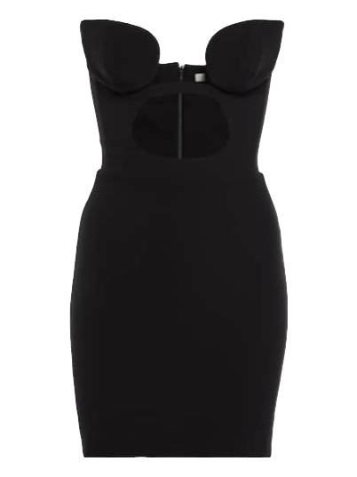 NENSI DOJAKA Cutout Minidress - Black