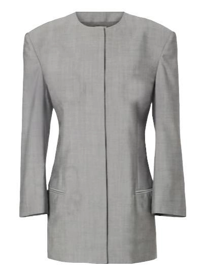 Calvin Klein Parker Wool Jacket - Gray