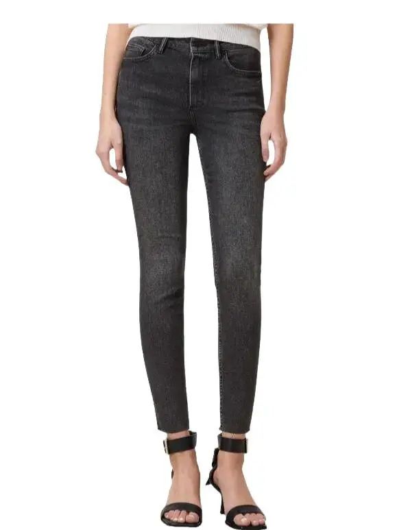 ALLSAINTS Logo Patch Jeans - Black