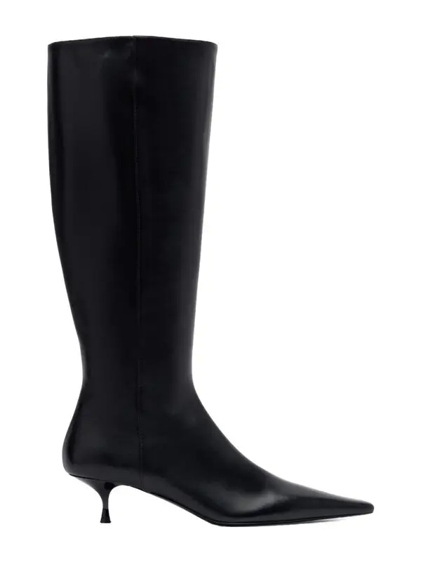 Victoria Beckham Pointed Toe Knee-high Boots - Black
