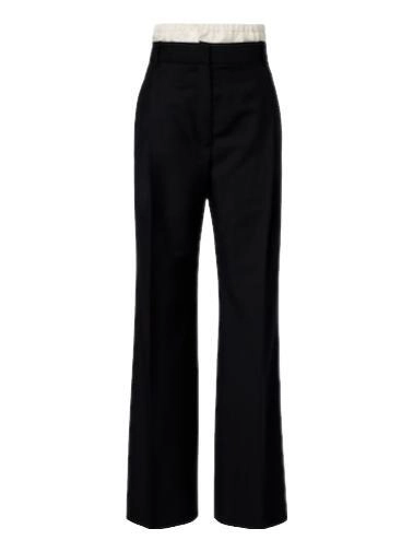 RÓHE Wool And Mohair Wide-leg Pants - Black