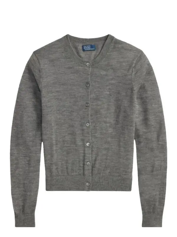 Polo Ralph Lauren Button-up Wool Cardigan - Grey