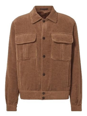 Giorgio Armani Wool And Cashmere Velvet Blouson Jacket - Brown