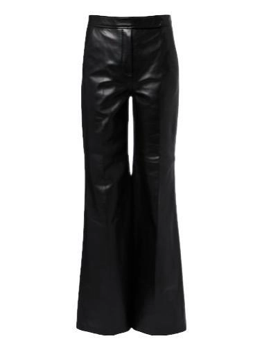 Dorothee Schumacher Leather Flared Pants - Black