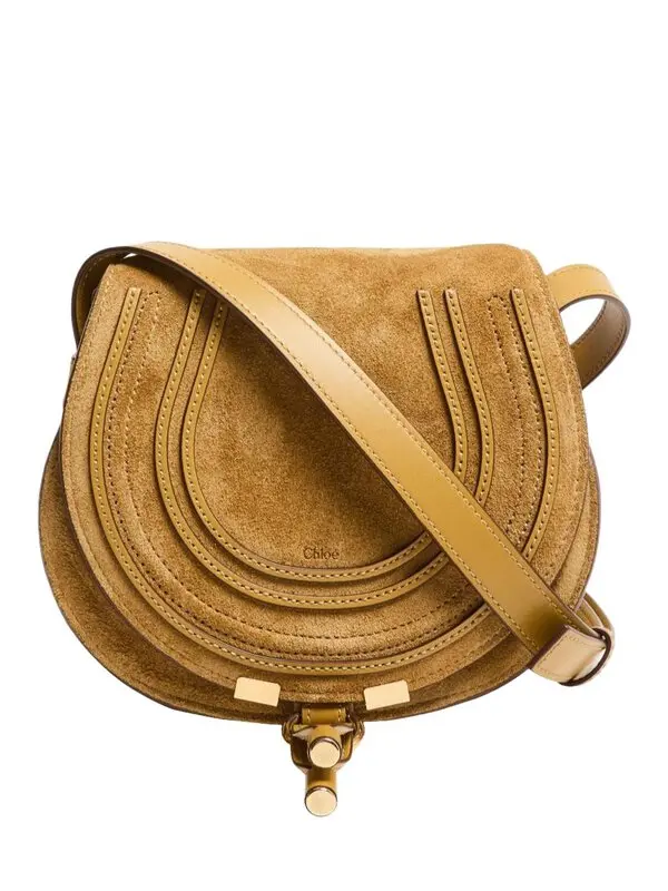 Chloé Marcie Shoulder Bag - Khaki