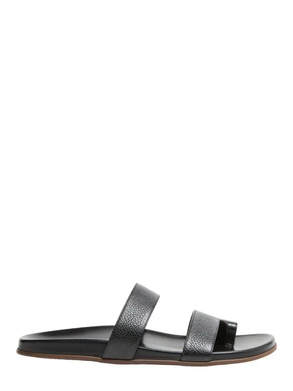 THE ROW Flat Sandals - Black