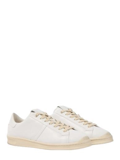 JIL SANDER Leather Low Top Sneakers - White