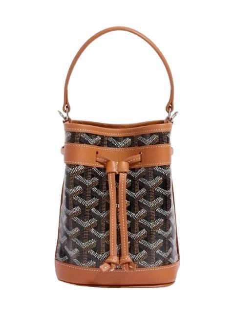 Goyard Drawstring Shoulder Bag - Brown