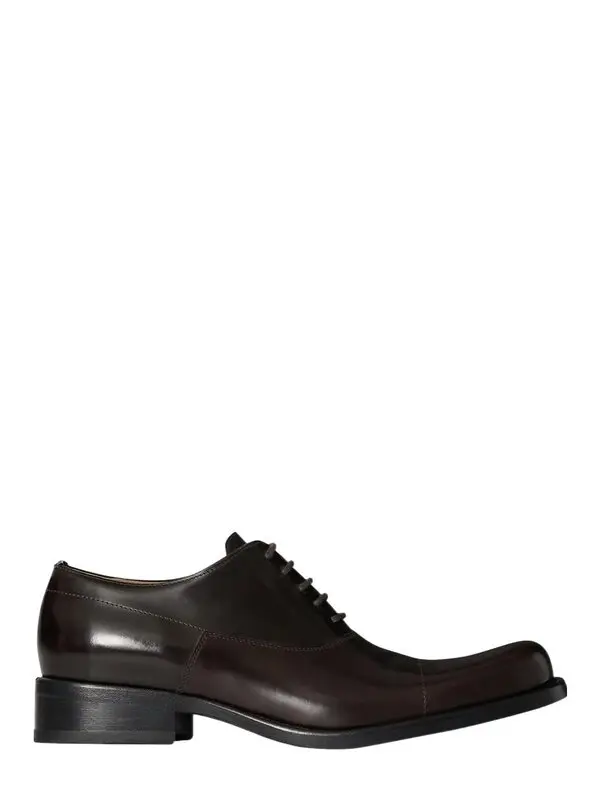 THE ROW Kai Lace-up Oxford With Elongated Toe And Extended Sole - Black