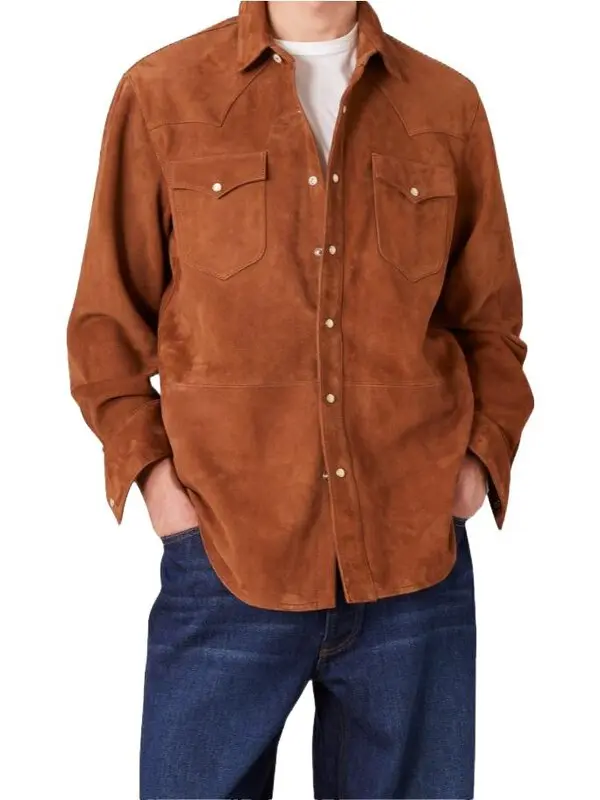 Officine Générale Overshirt Marshell - Deer
