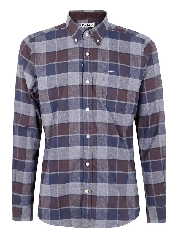 Barbour Valley Tailored' Shirt - Gray