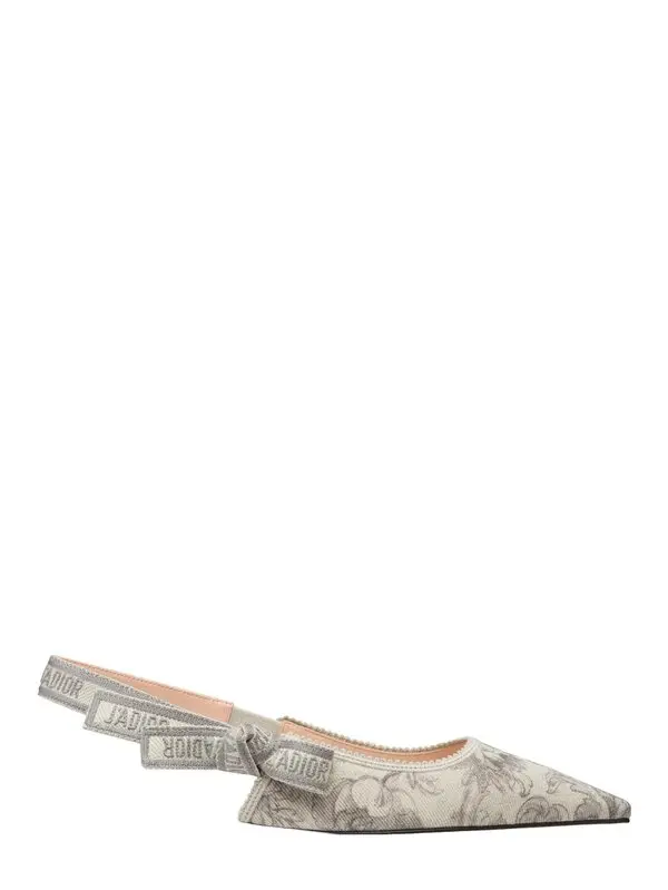 Dior J'adior Slingback Flat - White