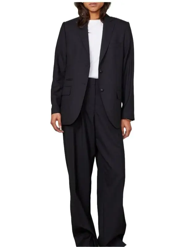 Officine Générale Double-button Long Sleeve Blazer - Black