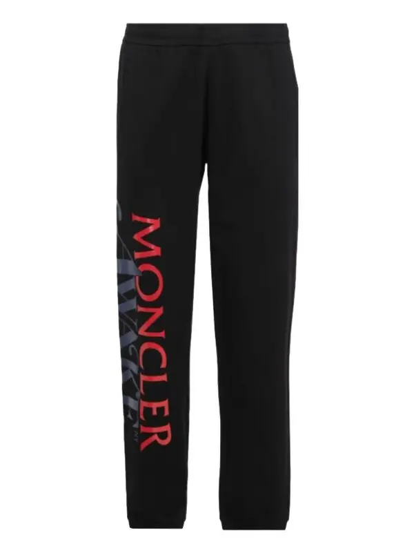 Moncler Logo Printed Sweatpants - Black