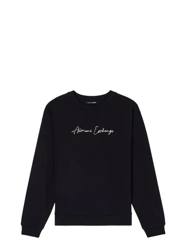 Armani Exchange Crewneck Sweatshirt - Black