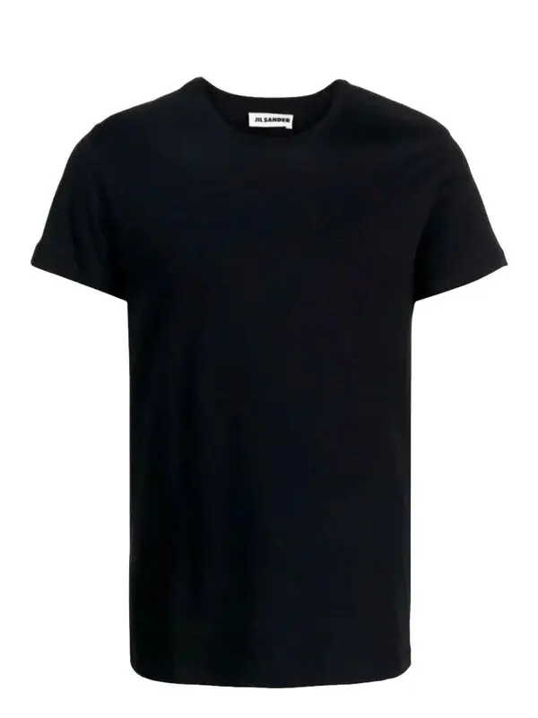 JIL SANDER Crewneck Short-sleeved T-shirt - Black