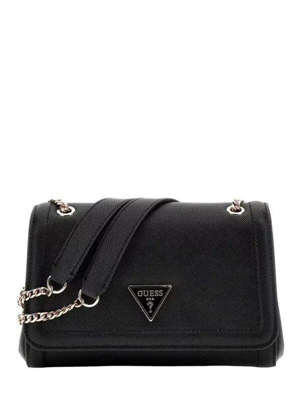 Guess Flap Mini Crossbody Bag - Black