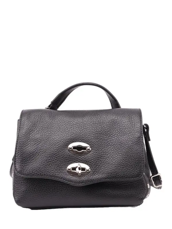ZANELLATO Flip Shoulder Bag - Black