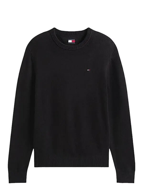 Tommy Hilfiger Tjm Slim Essential Sweater - Black