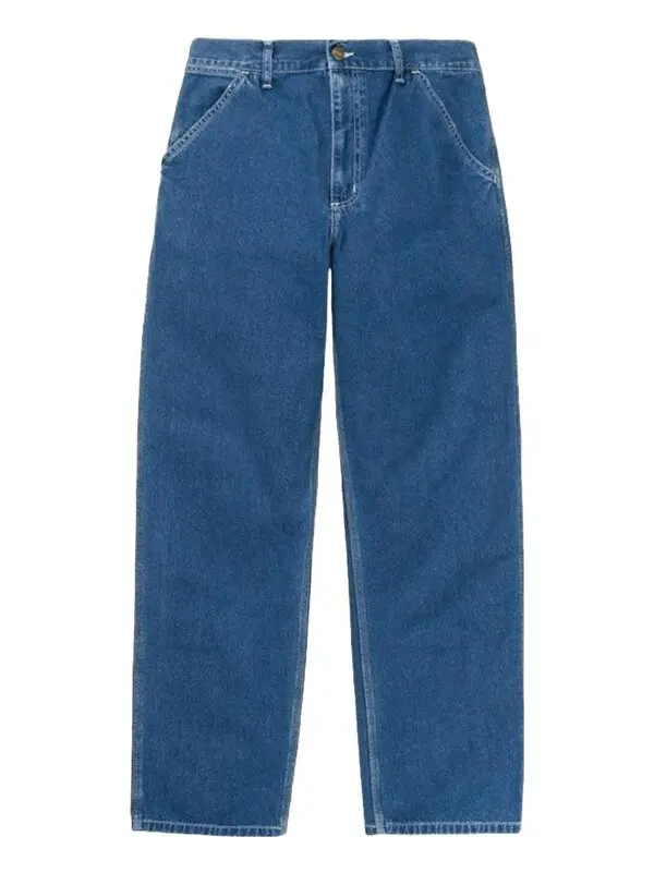 Carhartt Work In Progress Straight-leg Mid-rise Jeans - Blue