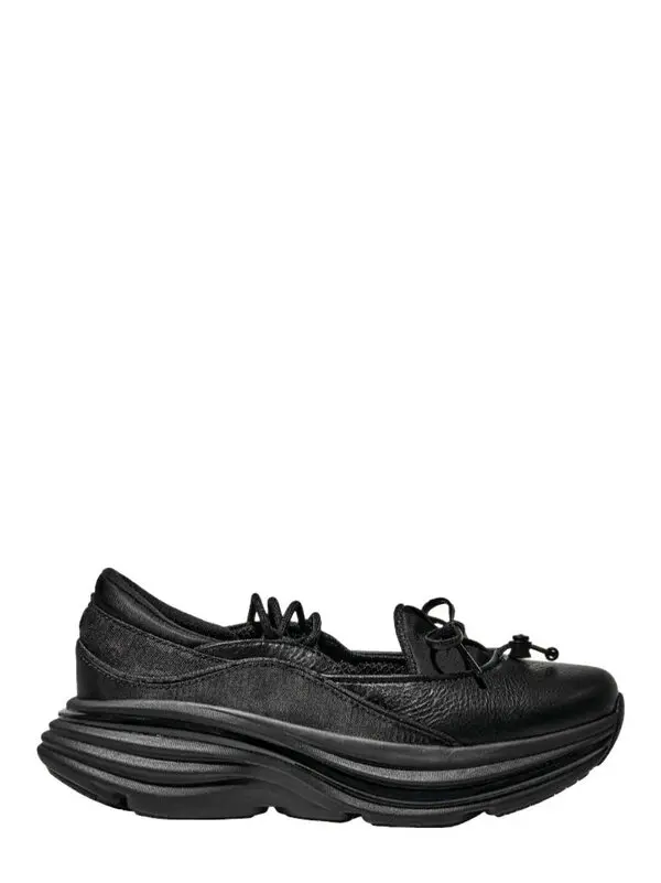 Hoka One One Bondi Mary Jane Sneaker - Black/black