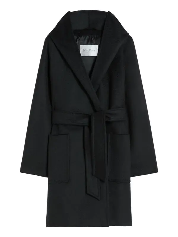 Max Mara Camel Robe Coat - Black