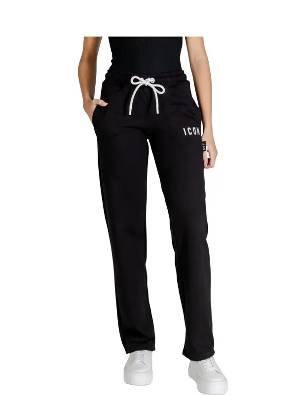 Icons Drawstring Sweatpants - Black