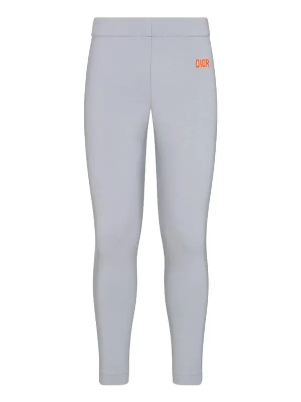 Dior Logo Leggings - Gray