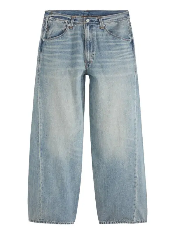 LEVI'S Twisted Baggy Wide Leg Jeans - Gray